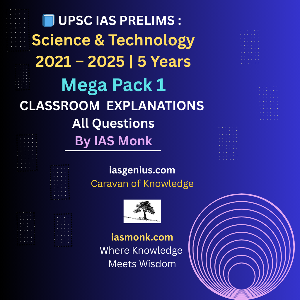UPSC Prelims Science & Technology Mega PDF Pack (2021–2025) Classroom ...